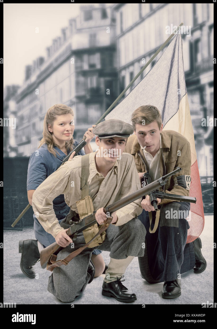 French resistance ww2 women hi-res stock photography and images - Alamy