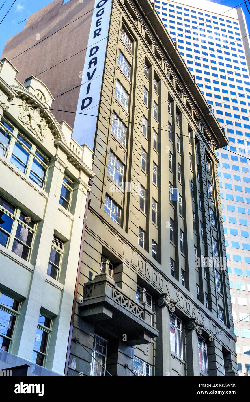 Australia, Bourke Street, Melbourne, Victoria, architechture Stock ...