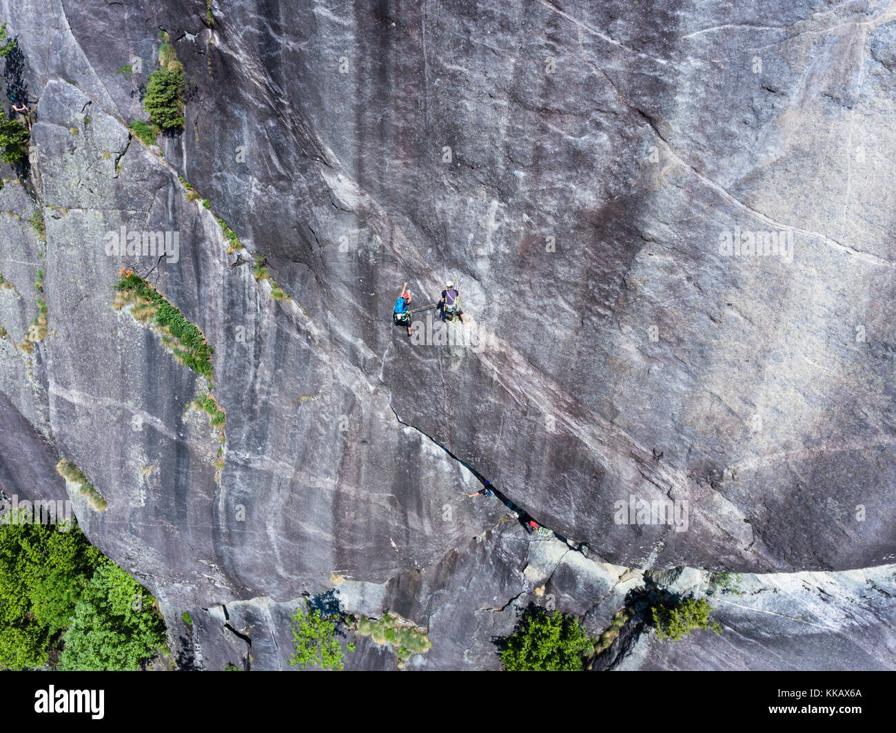 Aerial drone view val di hi-res stock photography and images - Alamy