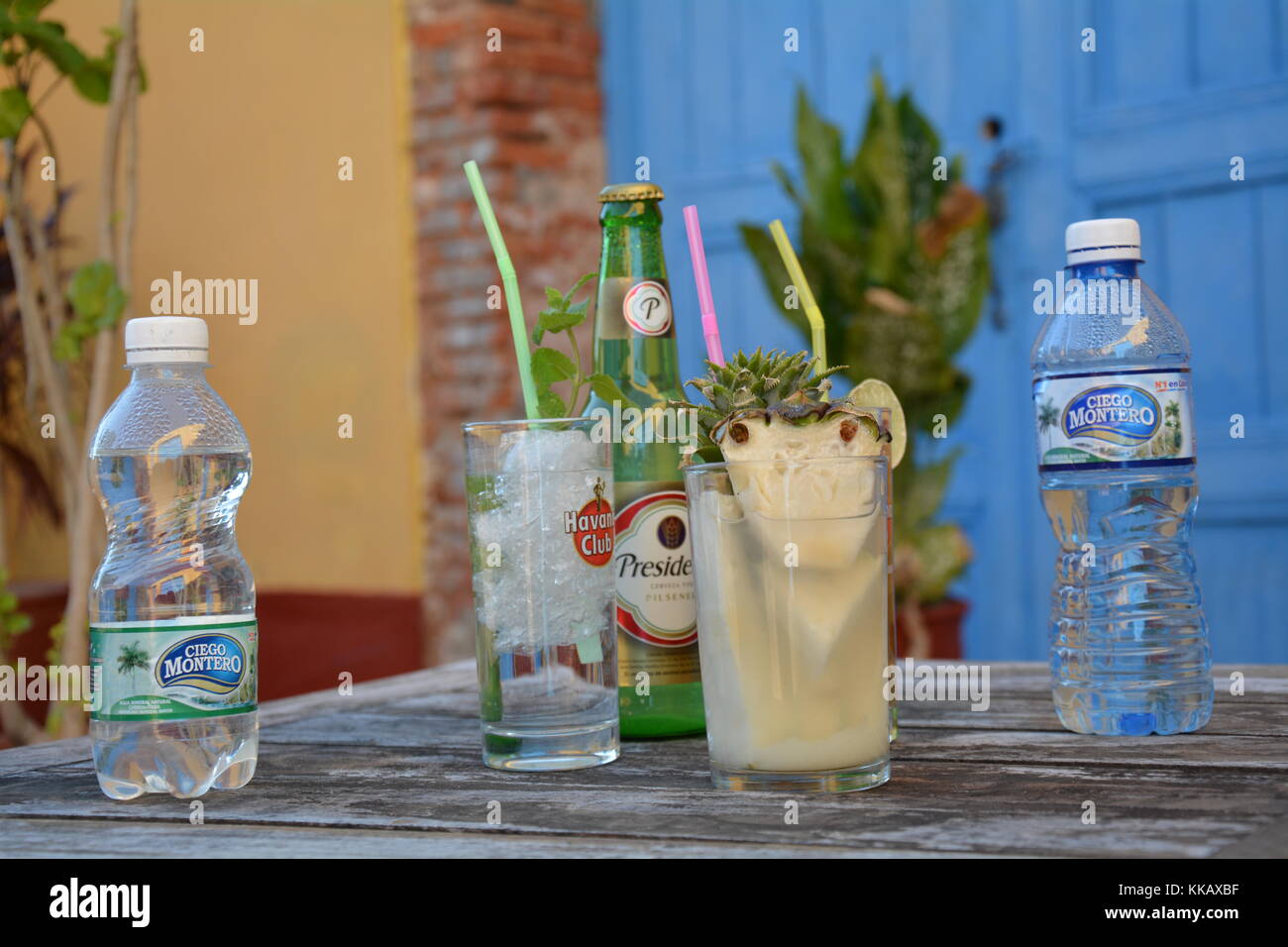 Cuban cocktail mix Stock Photo - Alamy
