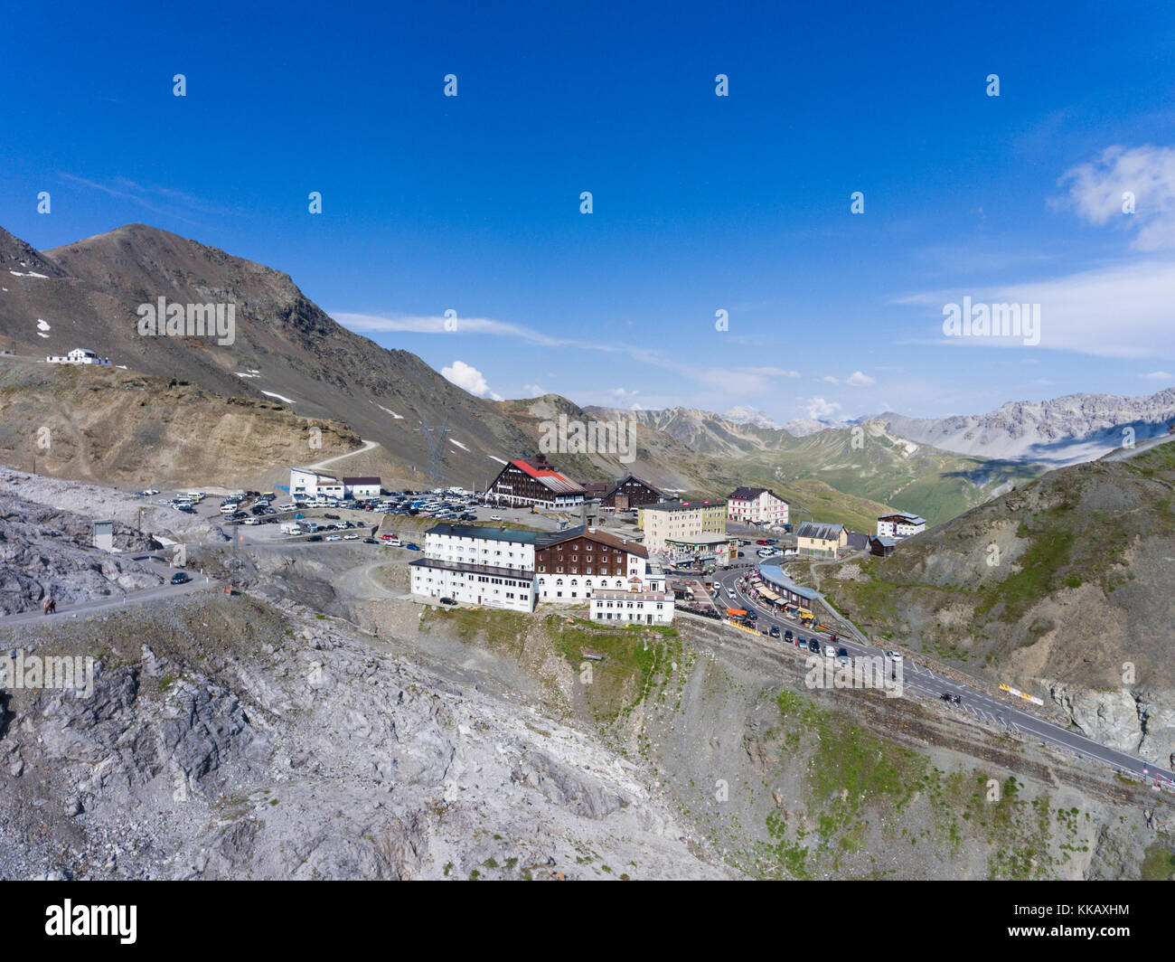 Stelvio pass road italy hi-res stock photography and images - Alamy
