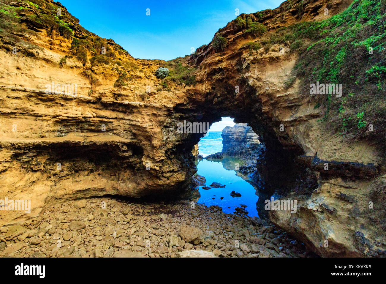 Australia, Great Ocean Road, Port Campbell, The Grotto, Victoria ...