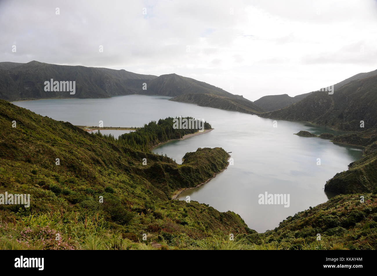 Cete Sidades lake on Sao Miguel island Stock Photo - Alamy