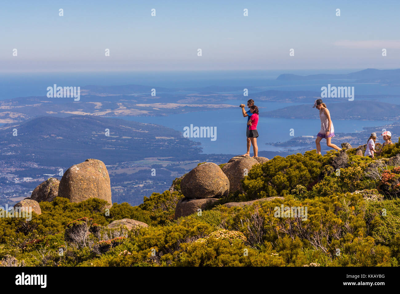 Mount Wellington, Hobart, Australia - 7 January 2017: the stunning ...