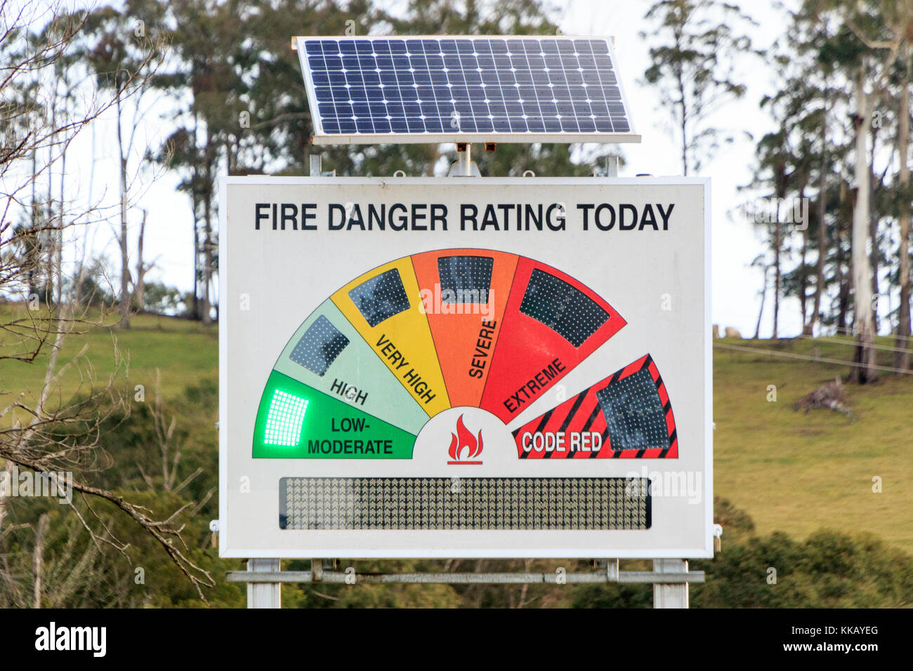 Fire danger rating hi-res stock photography and images - Alamy