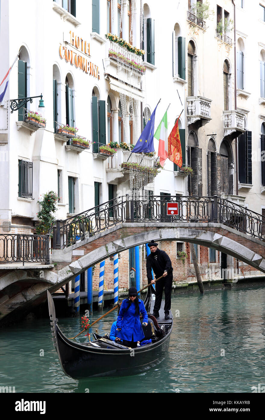Venice is a major tourism attraction with its many canals, gondola's ...