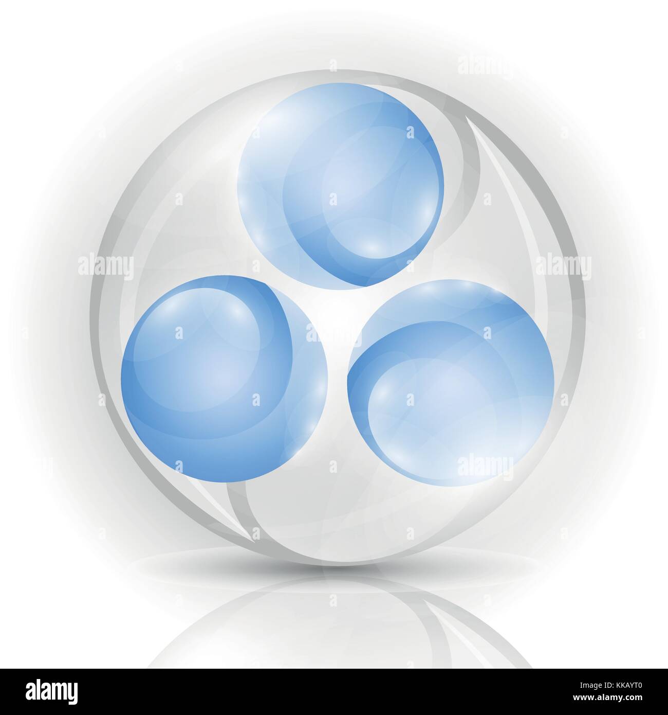 3d glass ball Stock Vector Image & Art - Alamy