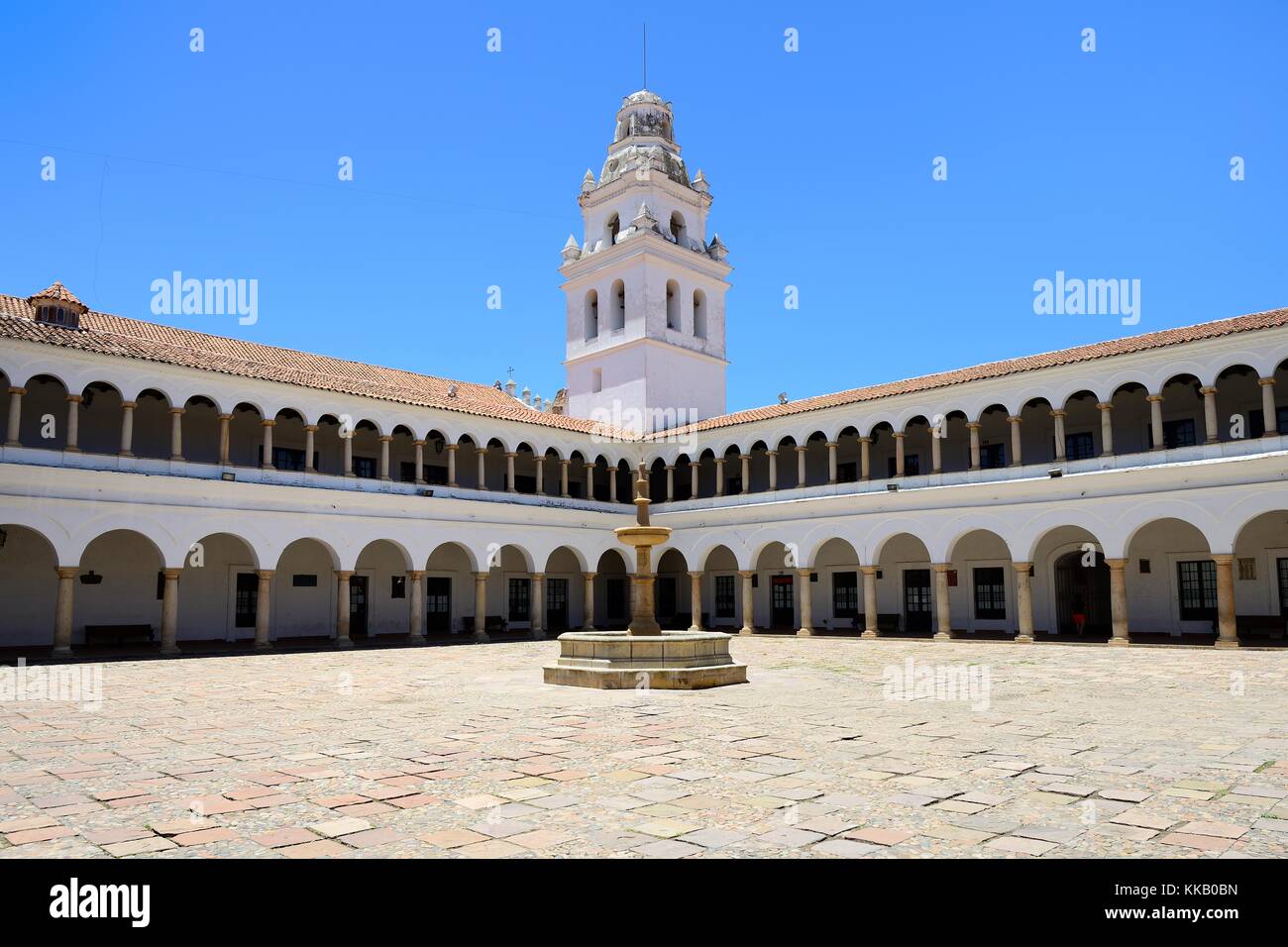 Courtyard of the University, Universidad Mayor Real y Pontificia de ...