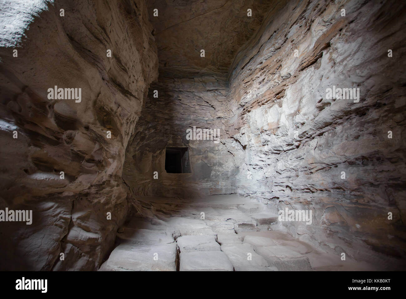 A cave within a cave at the Yungang Grottos both empty Stock Photo - Alamy