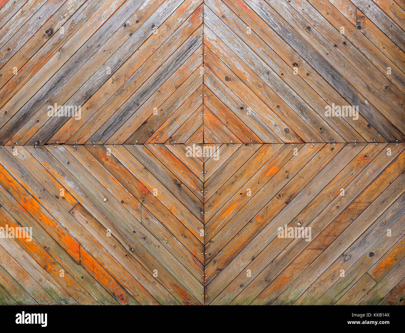 Bright wood background. Orange, brown and gray colors. Grunge Stock ...
