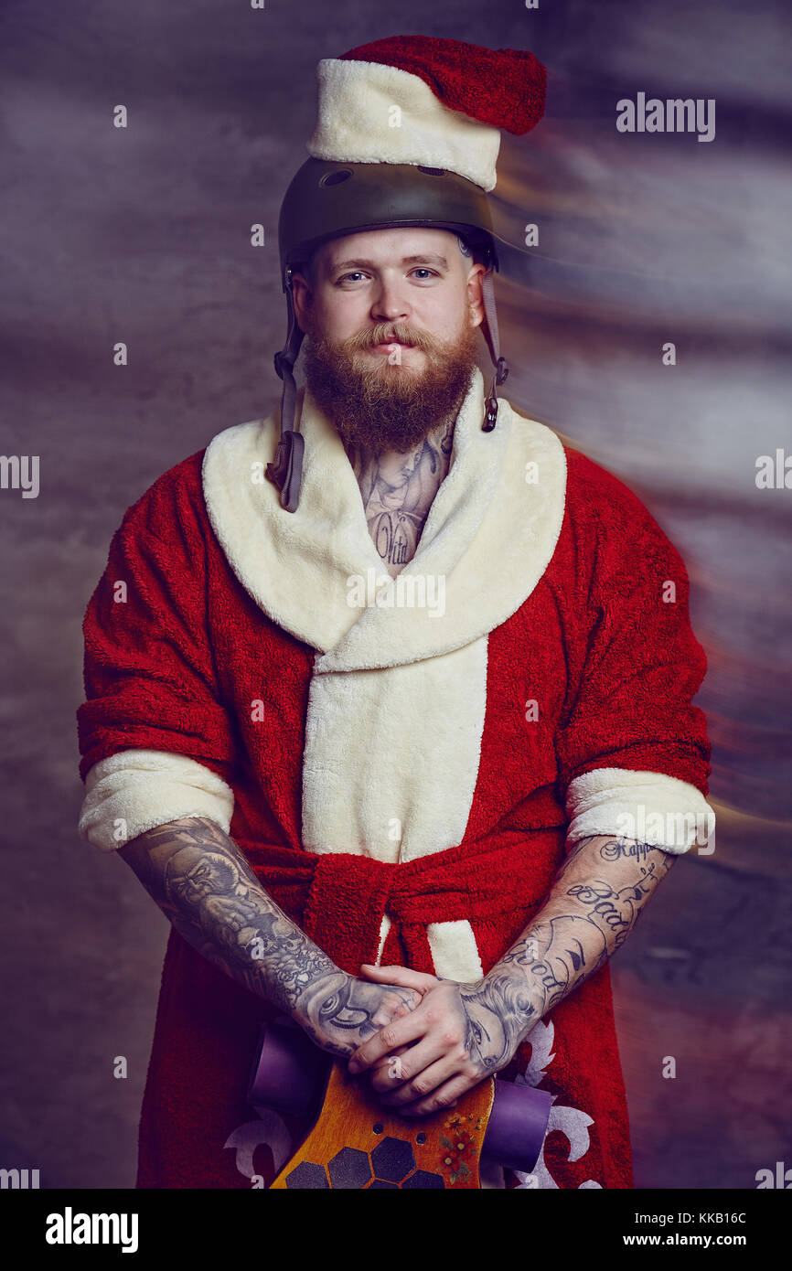 Handsome man dressed santa claus hi-res stock photography and images ...