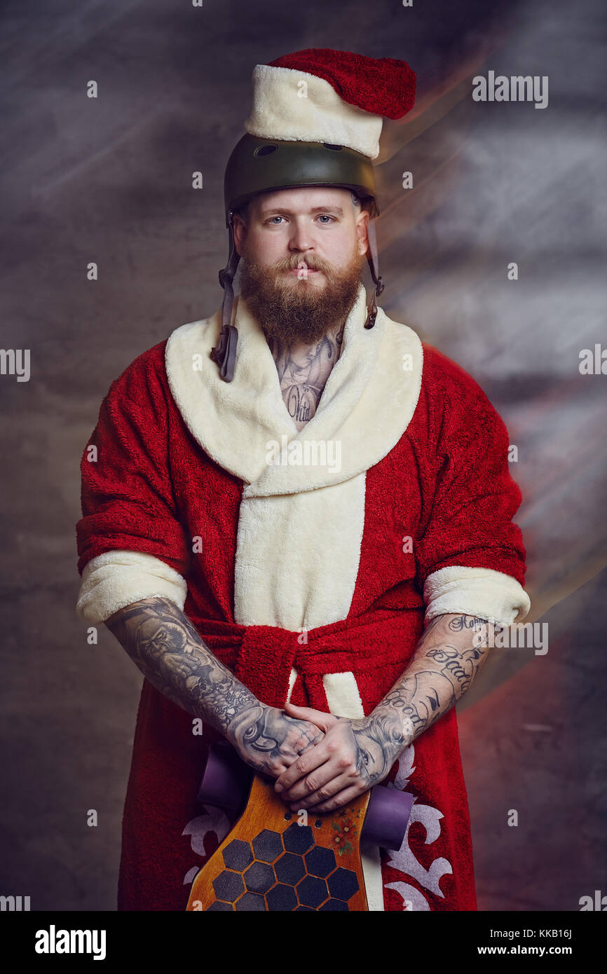 Handsome man dressed santa claus hi-res stock photography and images ...