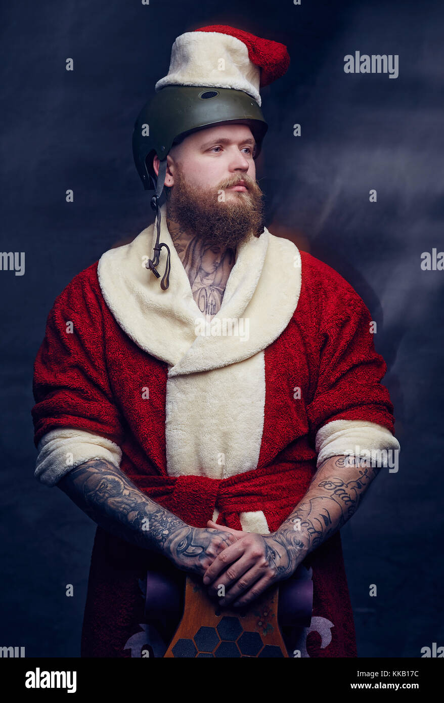 Handsome man dressed santa claus hi-res stock photography and images ...
