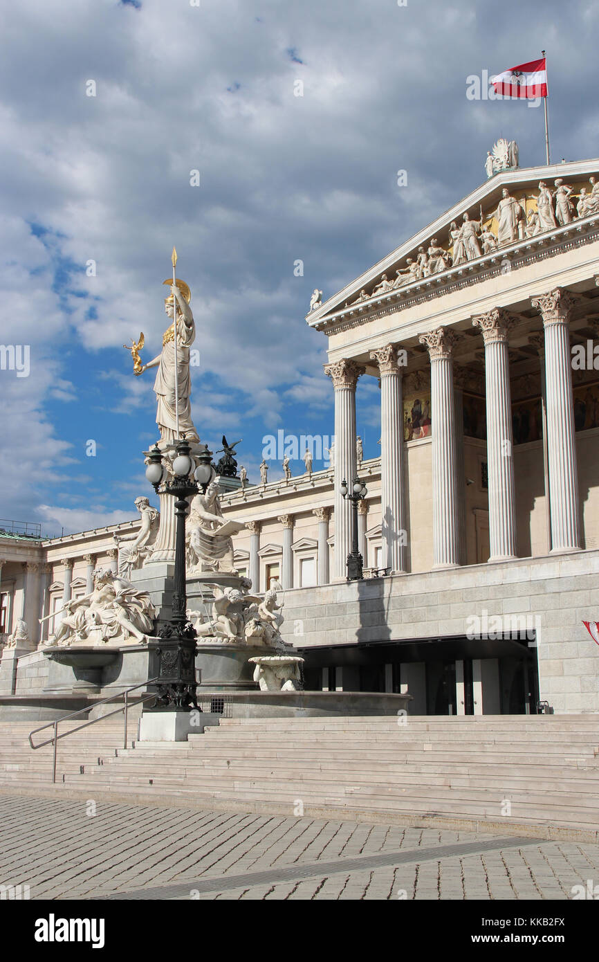 austrian parliament in Vienna (Austria Stock Photo - Alamy