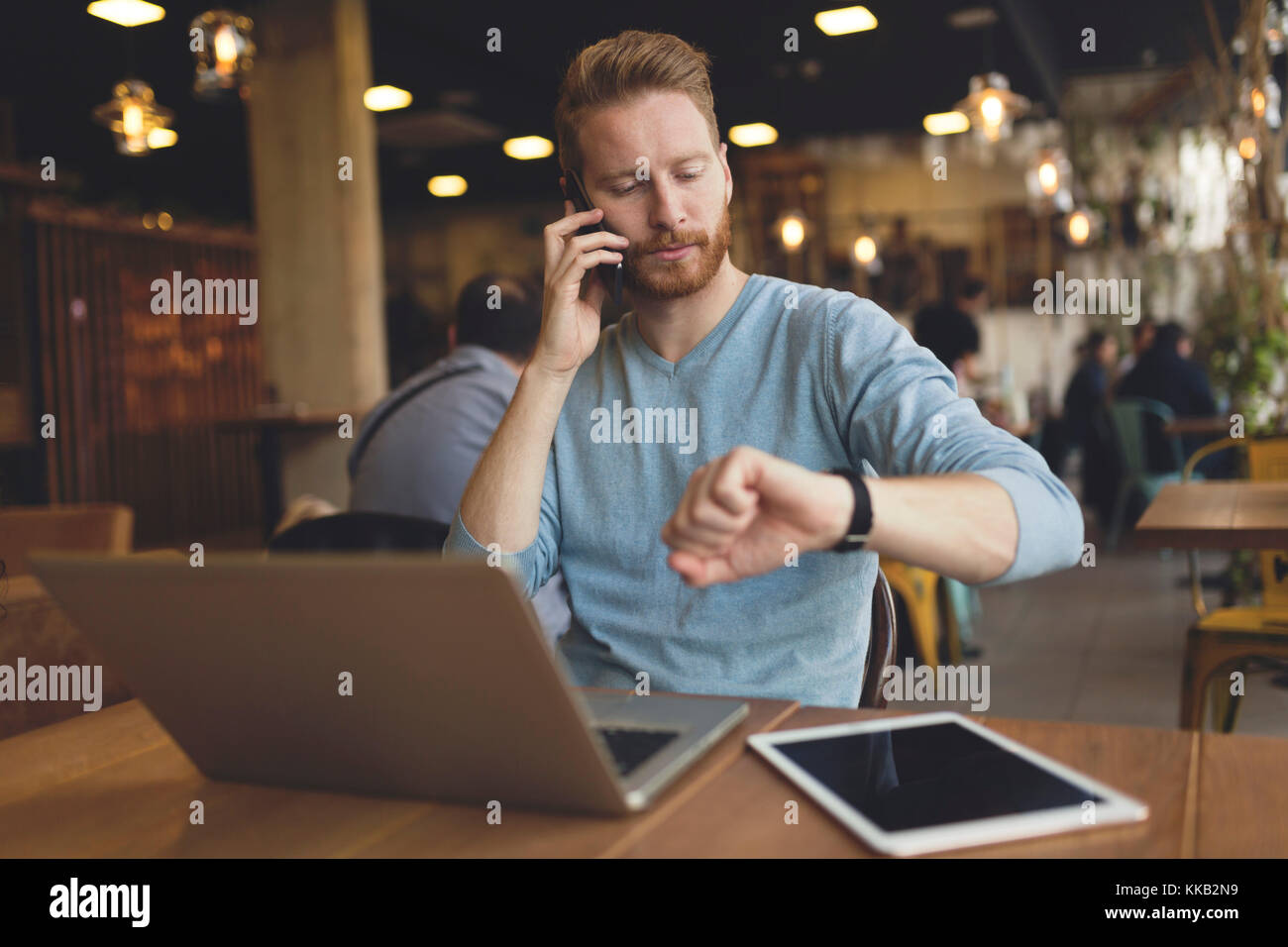 Busy guy hi-res stock photography and images - Alamy
