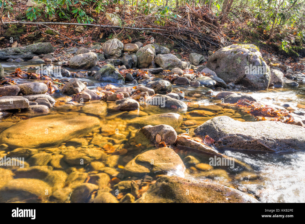Shallow water colorful stones hi-res stock photography and images - Alamy