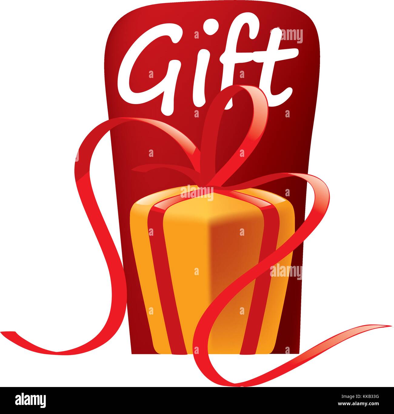 vector logo gift Stock Vector Image & Art - Alamy