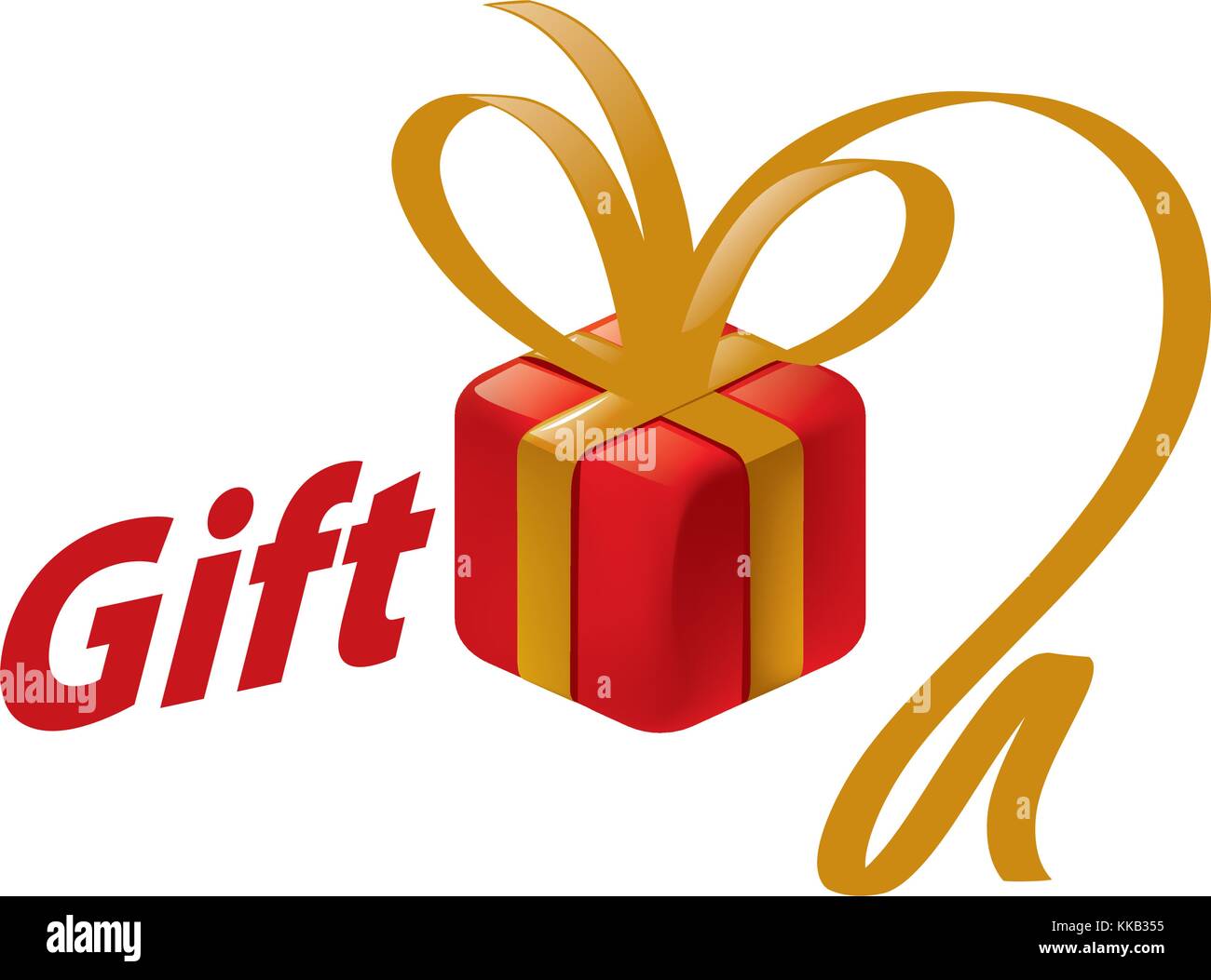 vector logo gift Stock Vector Image & Art - Alamy
