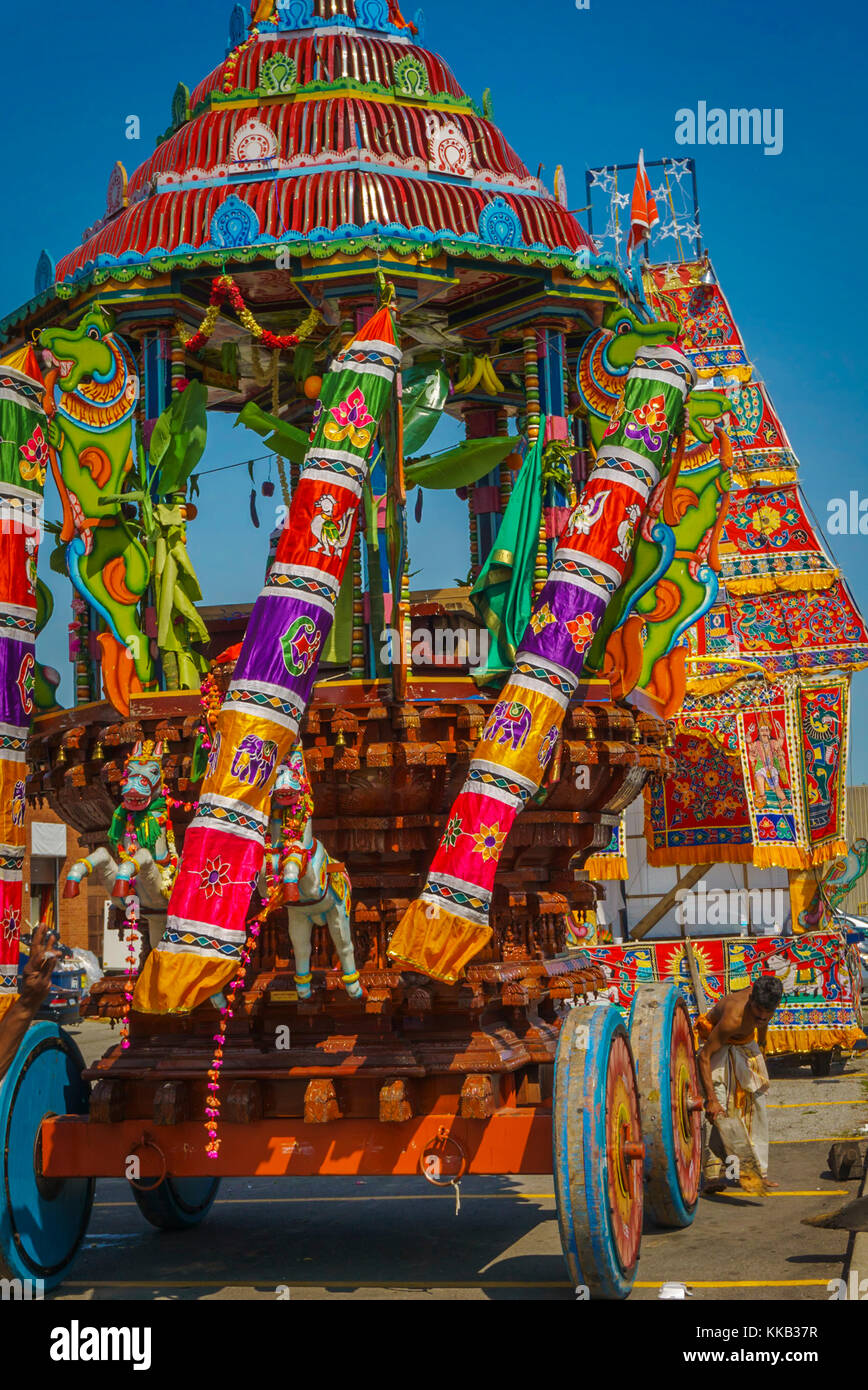 Tamil Chariot festival Stock Photo - Alamy