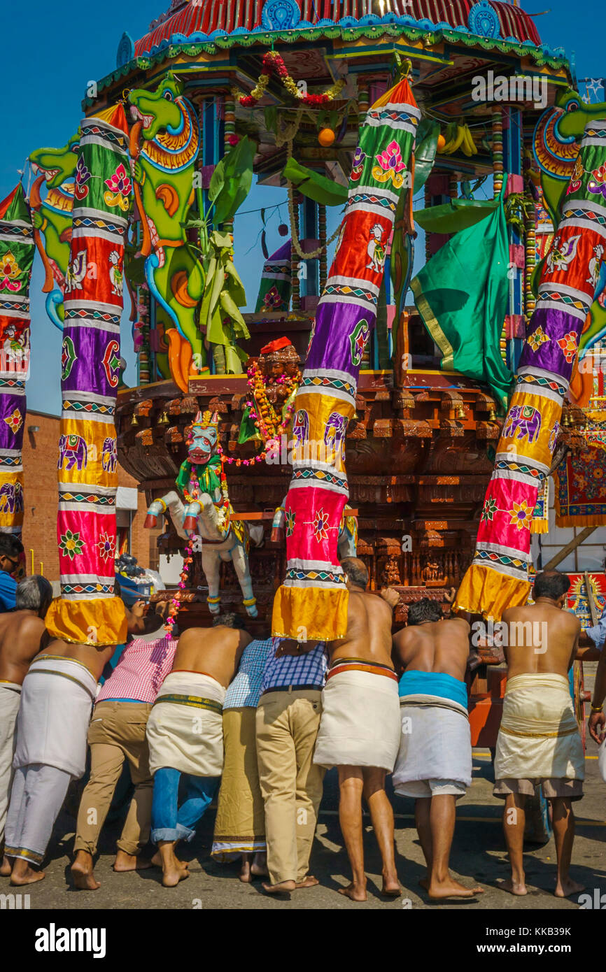 Tamil Chariot festival Stock Photo - Alamy