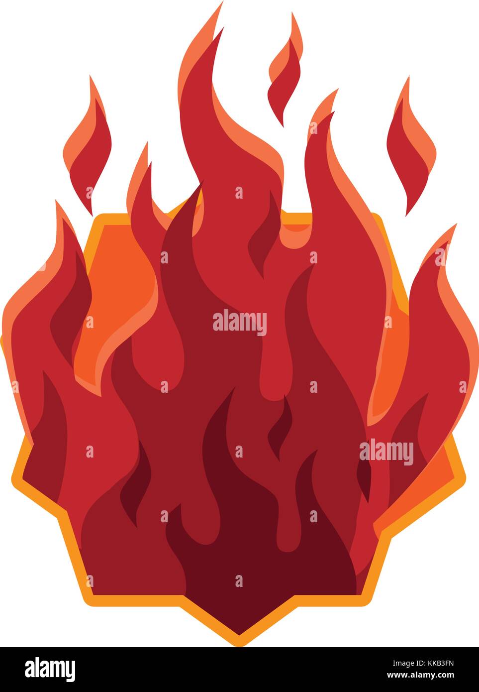Fire vector Element Stock Vector Image & Art - Alamy