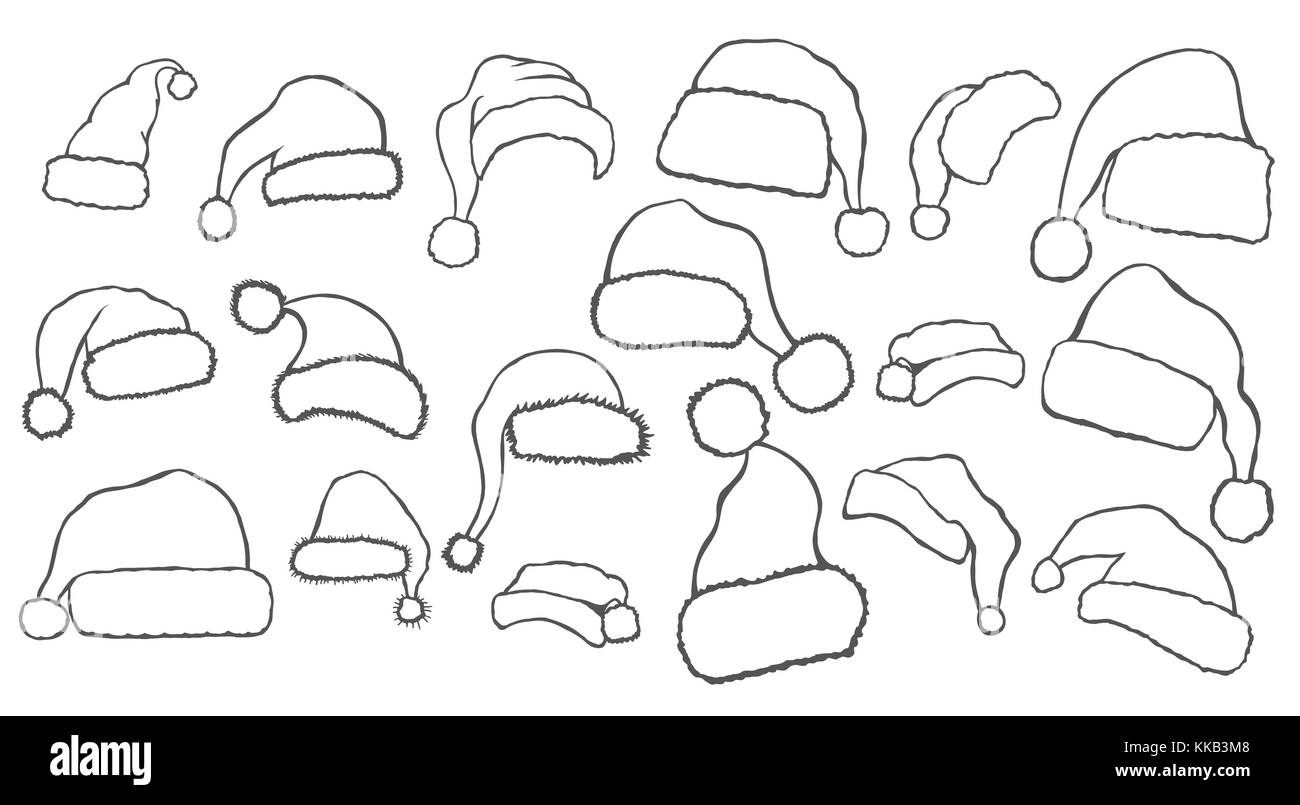 Different traditional hats Stock Vector Images - Alamy