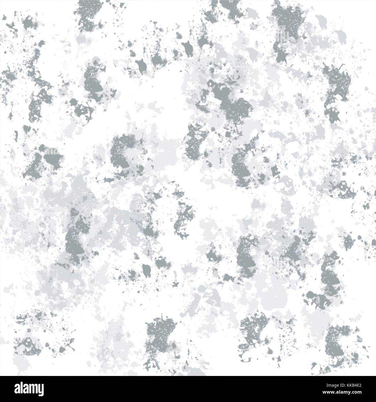 light grey watercolor ink spot pattern in different shades on white ...
