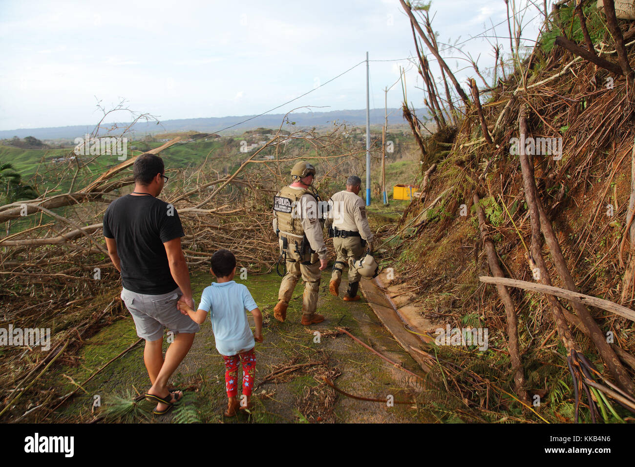 U.S. Customs and Border Protection agents help evacuate Puerto Rican ...