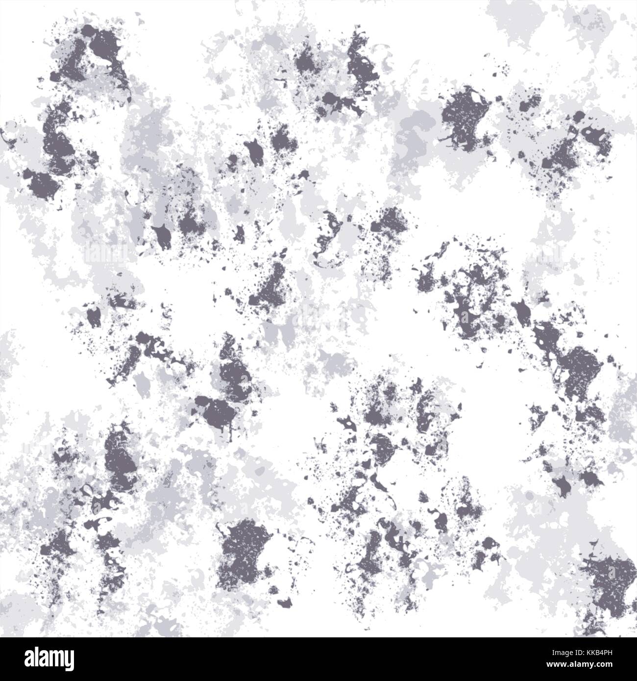 grey watercolor ink spot pattern in different shades on white ...