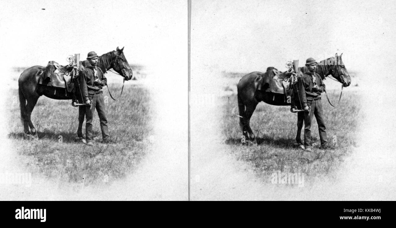 Camp scene, A.L. Ford in view, this man was only on the 1870 expedition ...