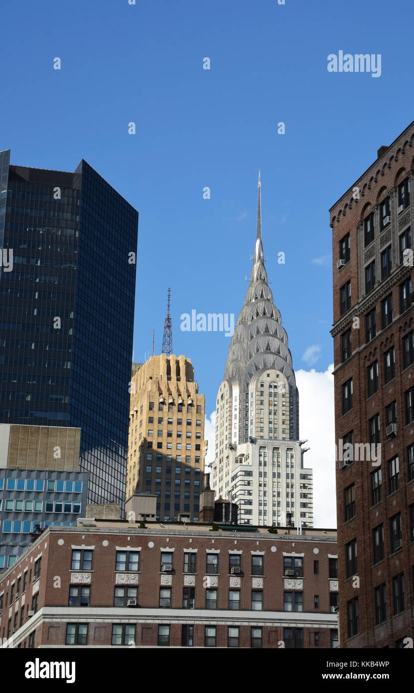 NEW YORK - AUGUST 08 Chrysler Building exterior on August 08, 2013 in ...