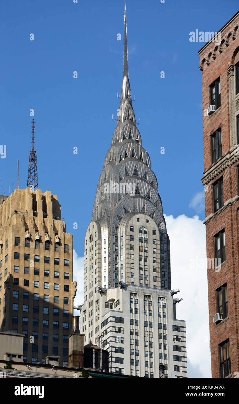 NEW YORK - AUGUST 08 Chrysler Building exterior on August 08, 2013 in ...