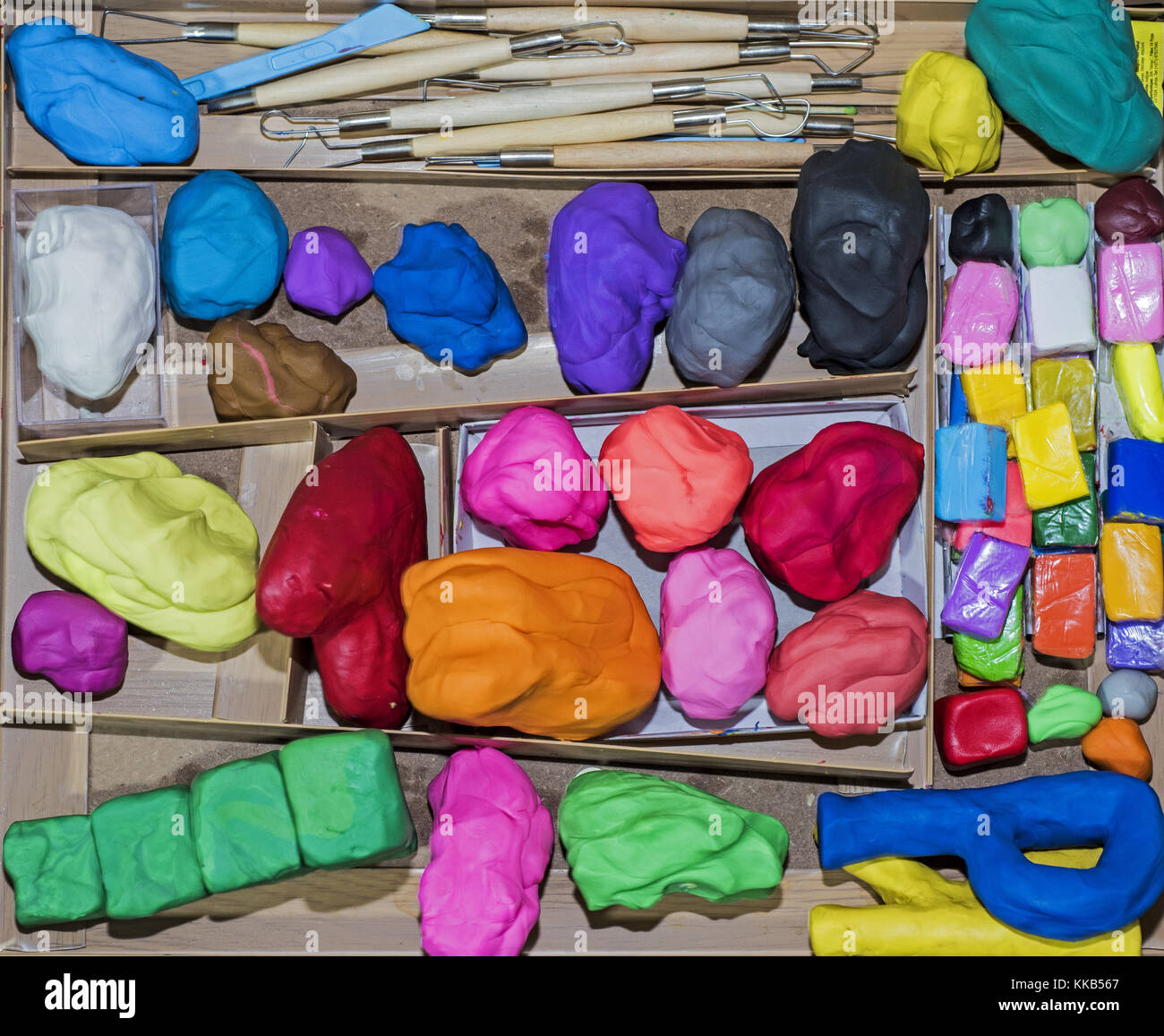 Play Clay work place Stock Photo - Alamy