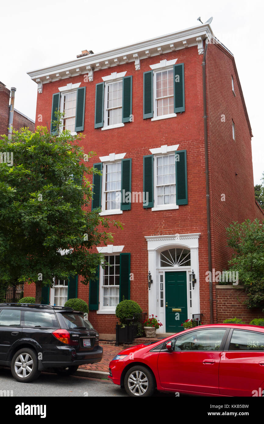 Georgetown washington dc houses hi-res stock photography and images - Alamy