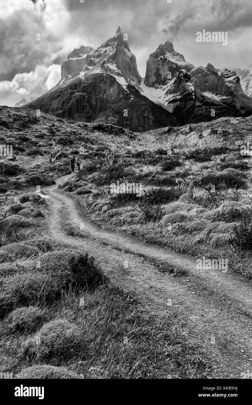 Torres Del Paine Horns and towers. Magallanes, Chile Stock Photo - Alamy