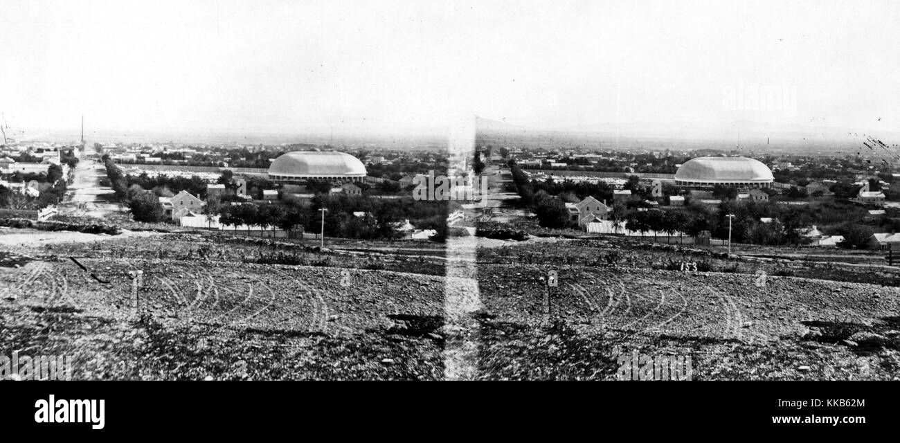 Stereographic panorama of Salt Lake City, Utah, 1869. Image courtesy ...