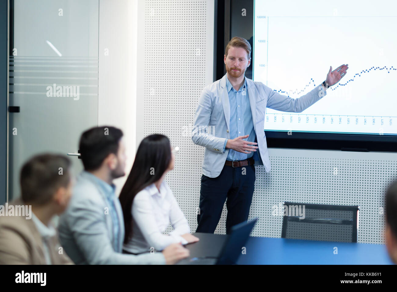 Picture of business meeting in conference room Stock Photo - Alamy