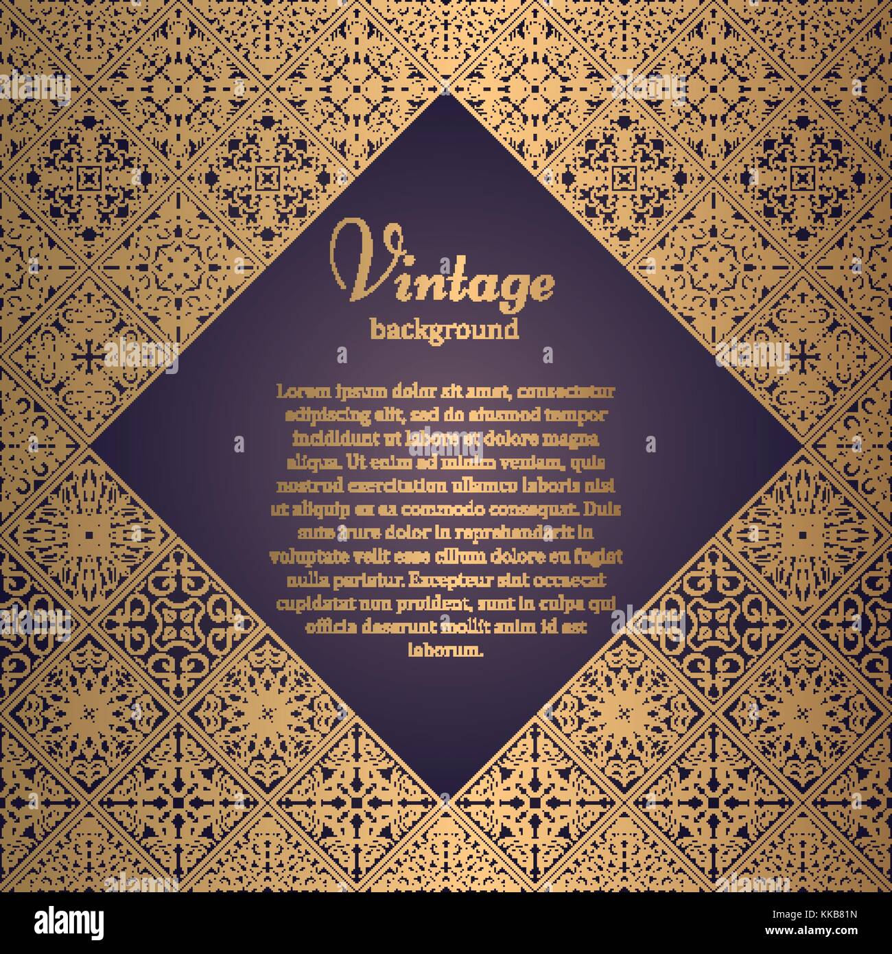 Invitation card in oriental Stock Vector Images - Alamy