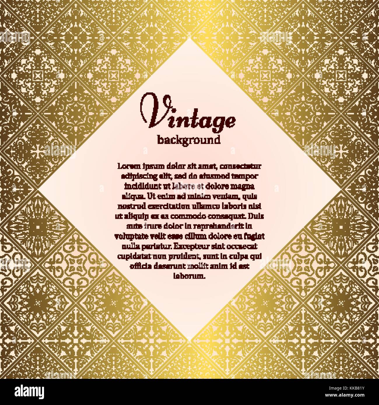 Invitation card in oriental Stock Vector Images - Alamy