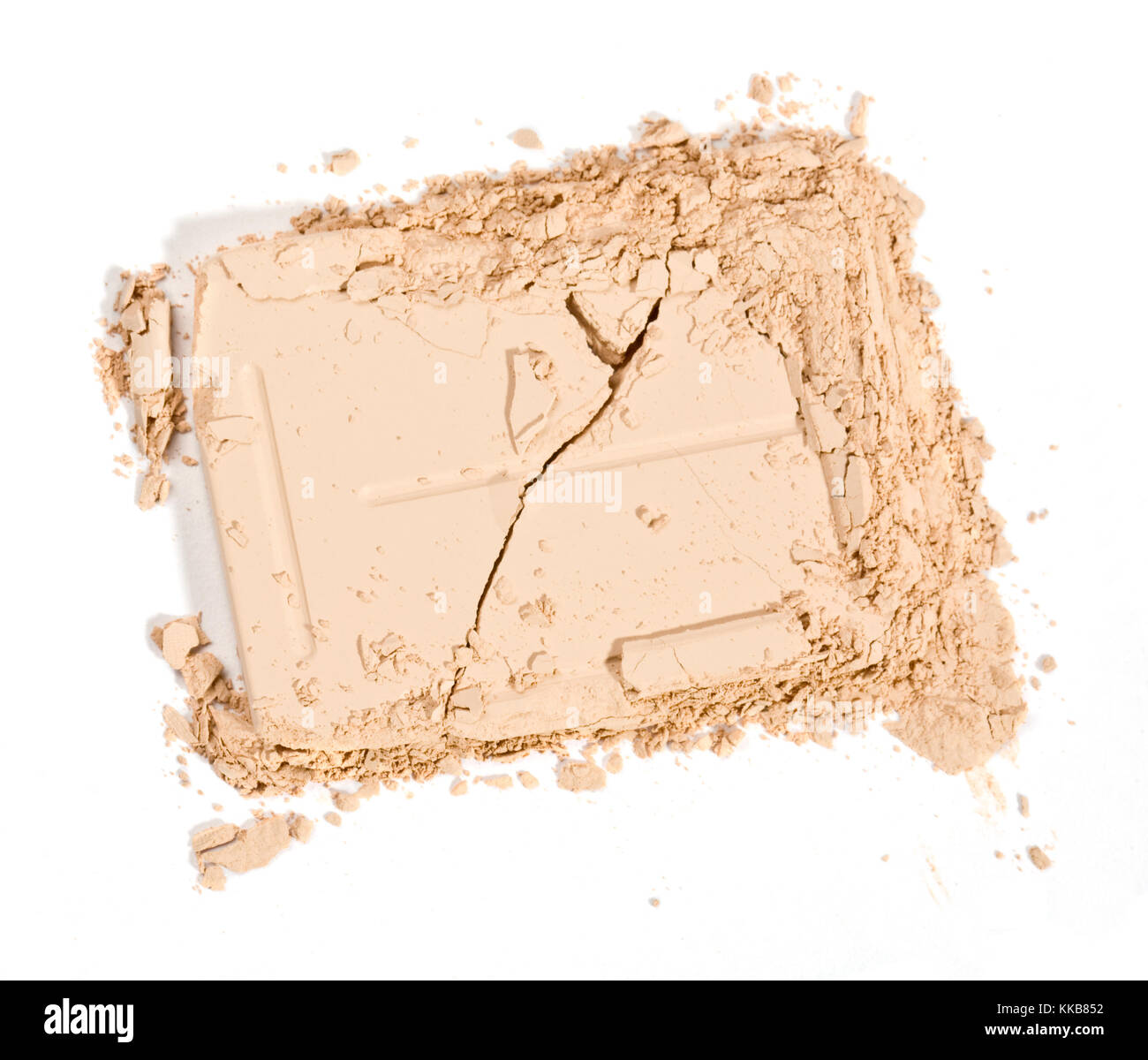 close up of a make up powder on white background Stock Photo - Alamy