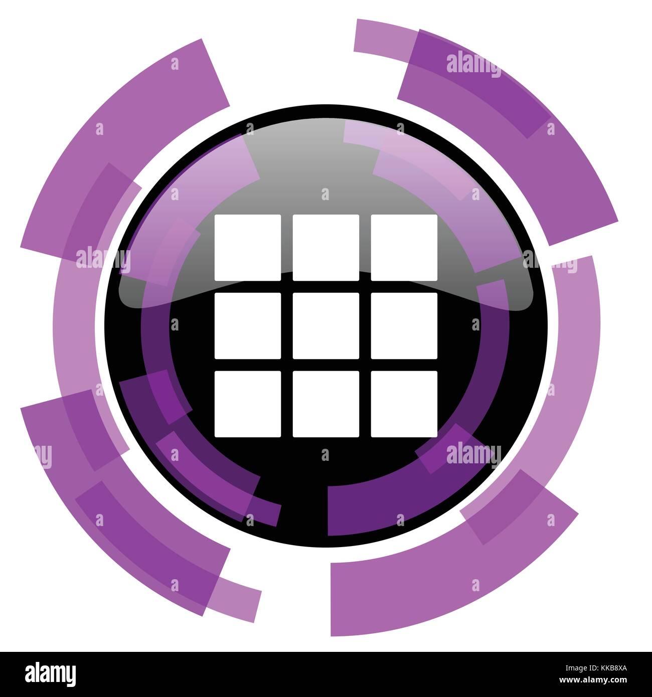 Thumbnails grid pink violet modern design vector web and smartphone ...