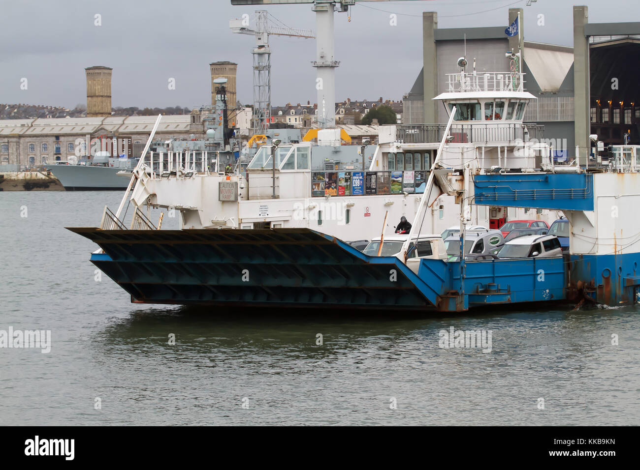 Torpoint Ferry is a chain ferry which travels from Torpoint across the ...