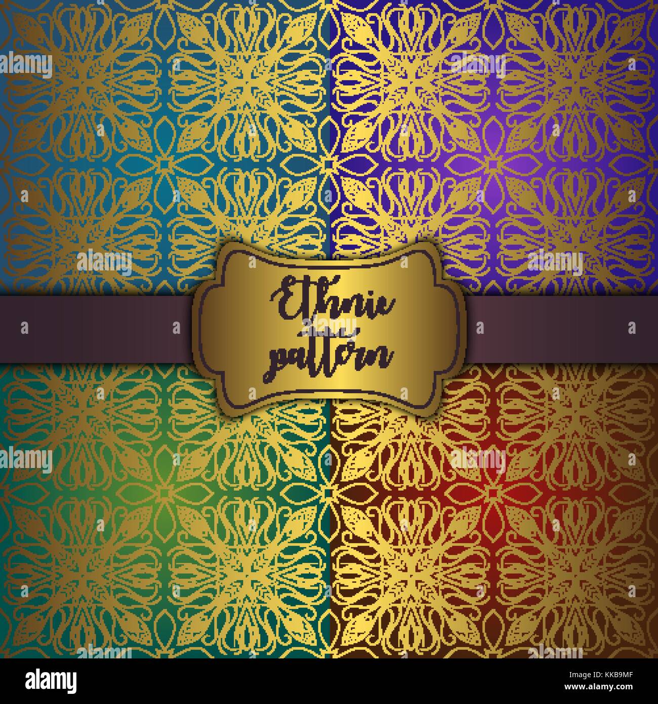 Royal wallpaper seamless floral pattern, Luxury background Stock Vector ...
