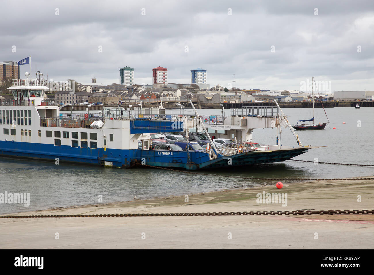 Torpoint Ferry is a chain ferry which travels from Torpoint across the ...