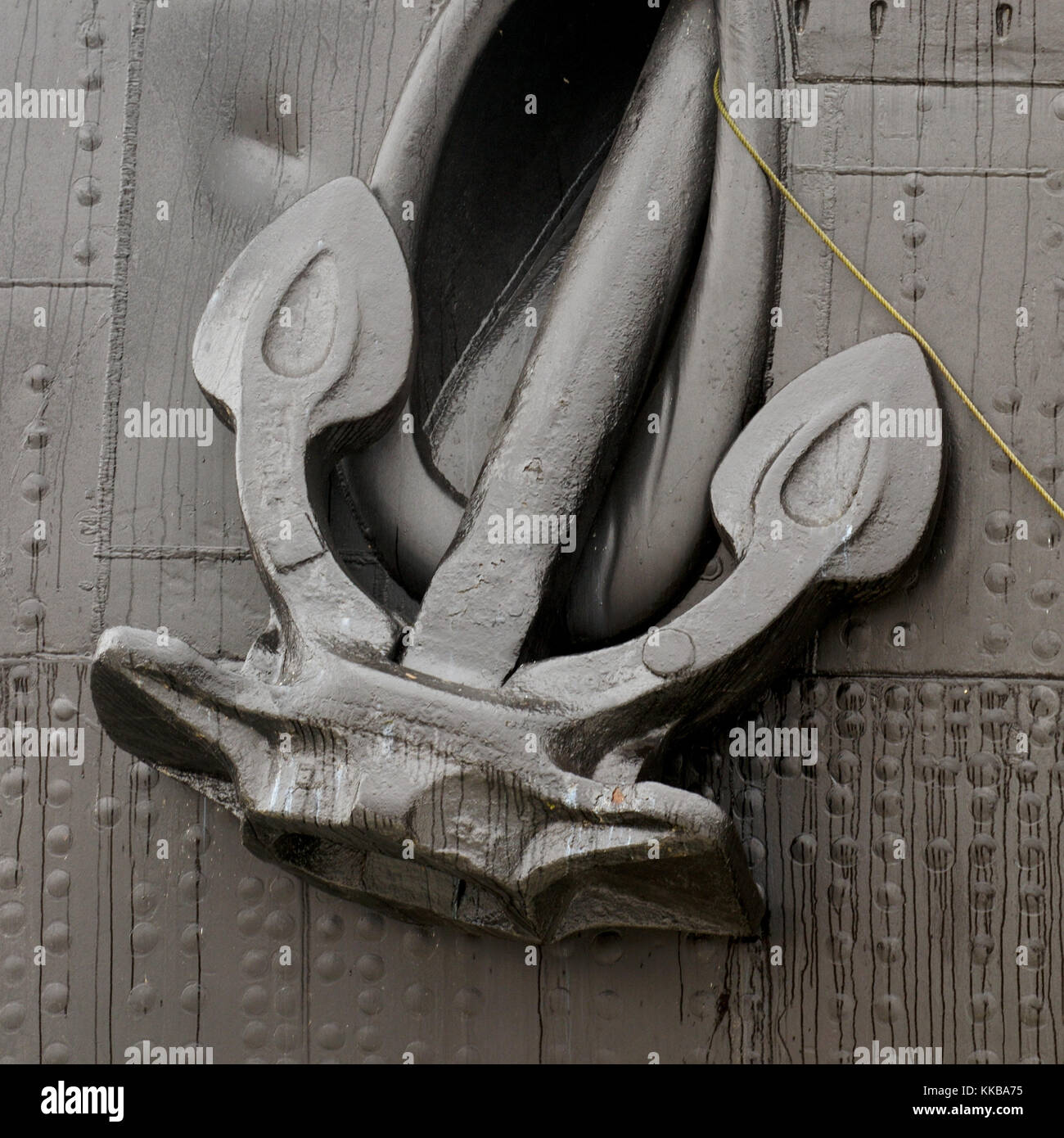 A heavy anchor holds a ship in one place Stock Photo - Alamy