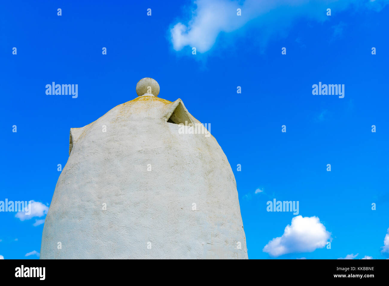 Trulli. A typical vineyard building to protect against storms and rain ...