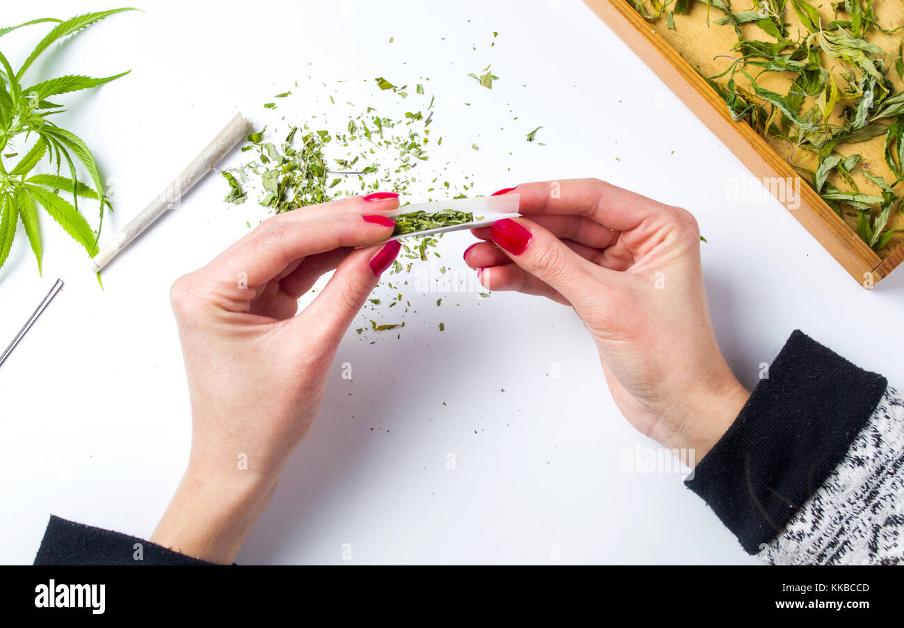 Dope Hands Rolling Weed