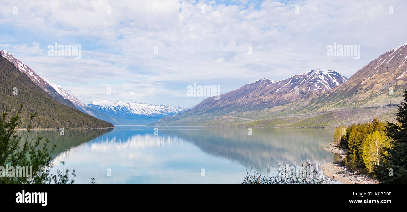 Alaska: Mirror Lake Stock Photo - Alamy