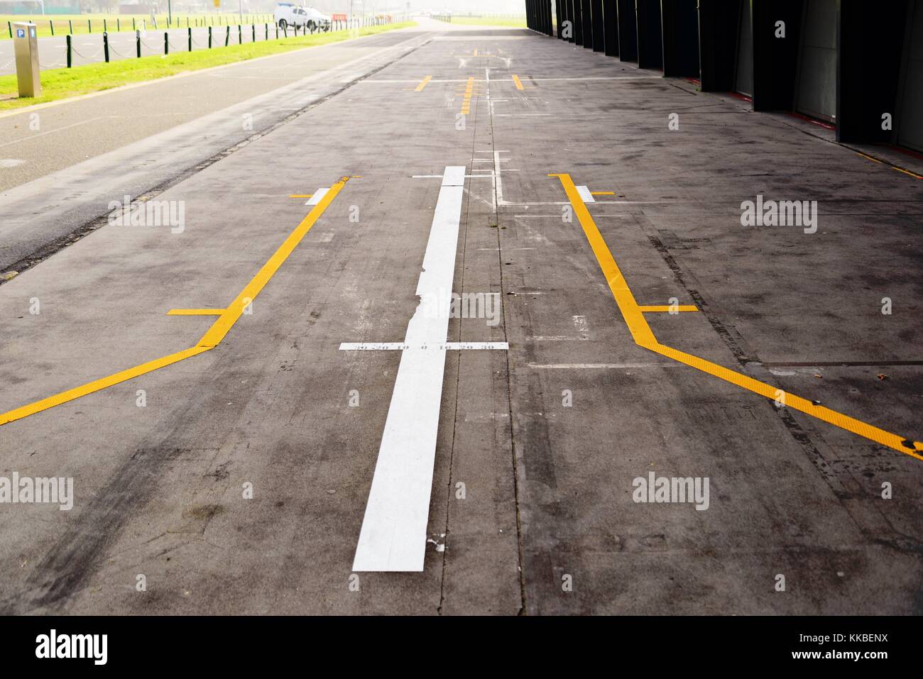 Formula 1 race track in Albert Park, Melbourne, Australia Stock Photo ...