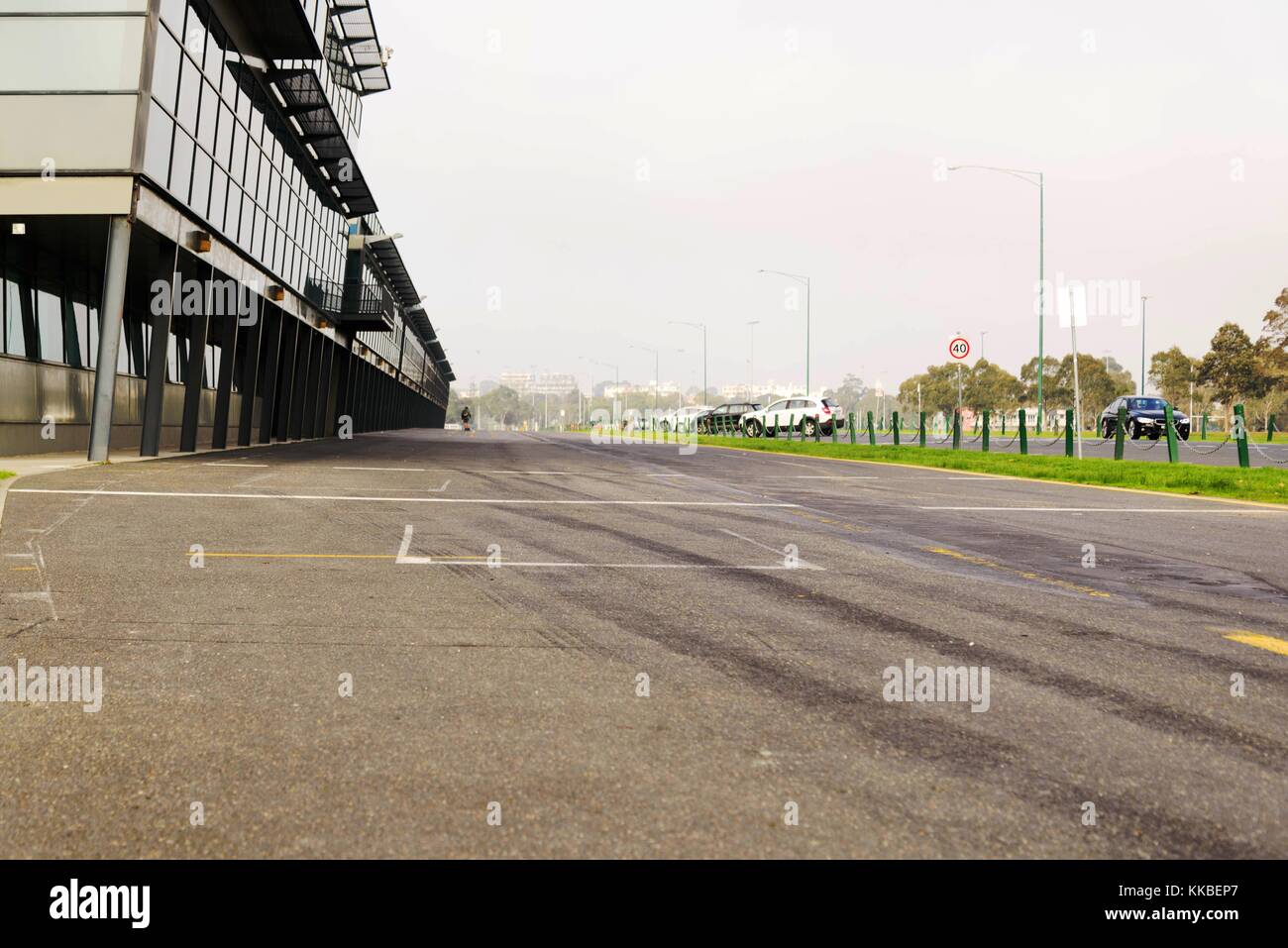 Formula 1 race track in Albert Park, Melbourne, Australia Stock Photo ...